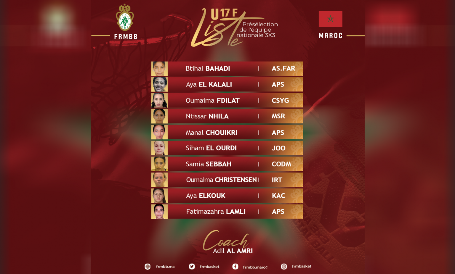 Fédération Royale Marocaine de BasketBall - FRMBB.MA